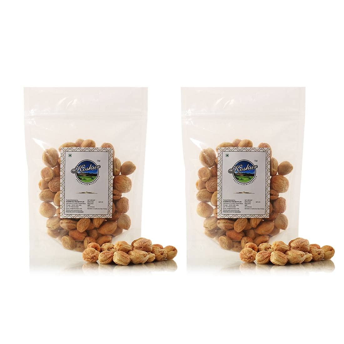 Organic Dried Apricots By Koshur 800gm, (400gm * Pack Of 2) | Rich In ...