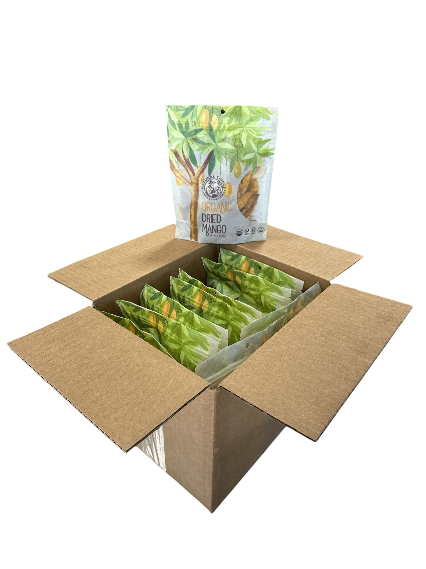 Organic Dried Mango Pack - 10 Units of 6 oz Each - Walmart.com