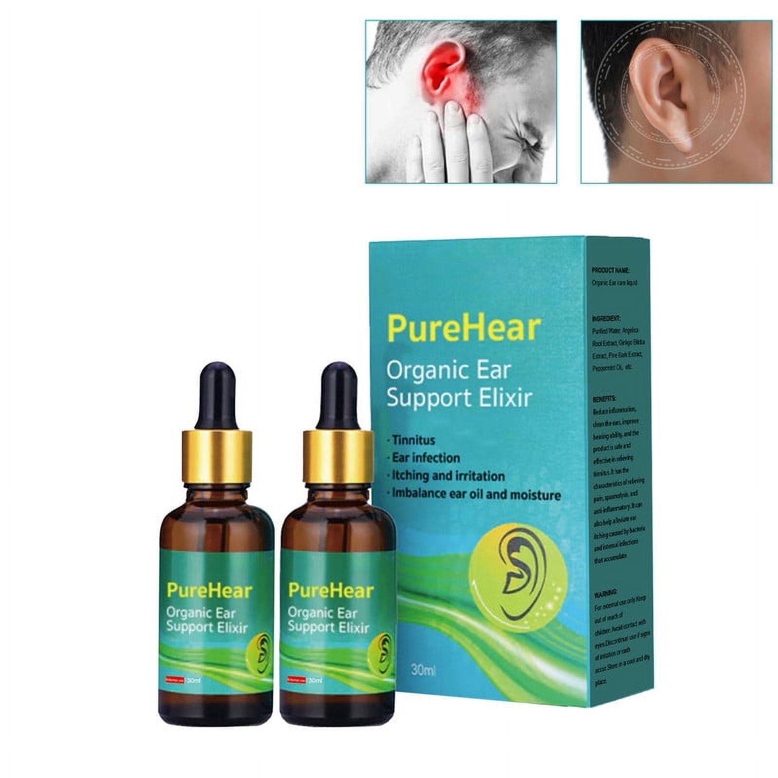 Organic Ear Support Elixir, Natural Products Organic Ear Oil, Natural ...