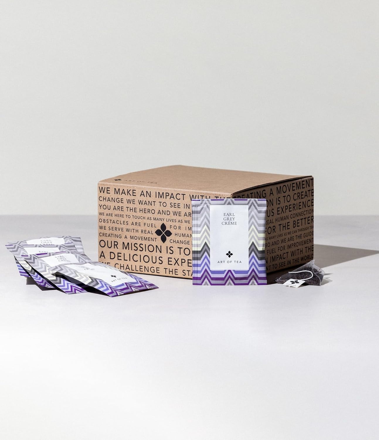 | Organic Earl Grey Crème Tea| 50 Eco Friendly Pyramid Tea Bag Sachets ...