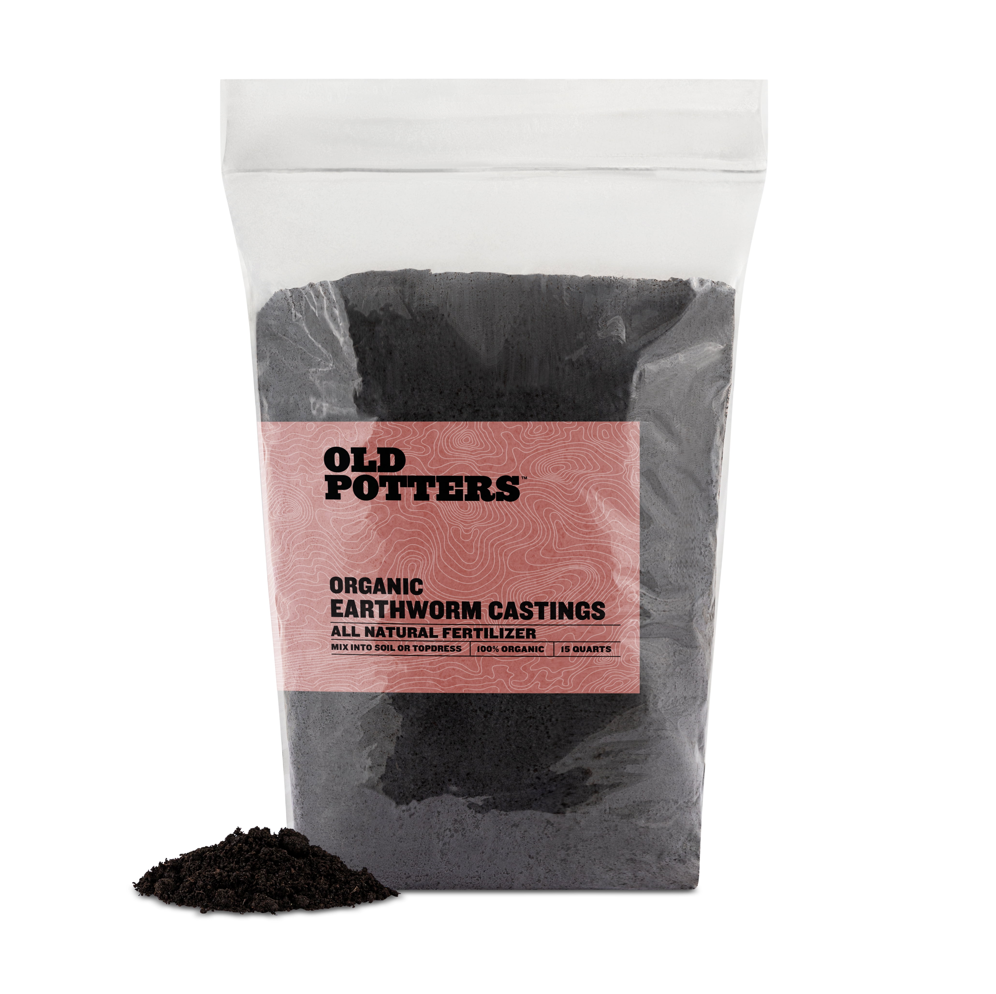 Organic Earthworm Casting All-Natural Fertilizer for Indoor and Outdoor ...