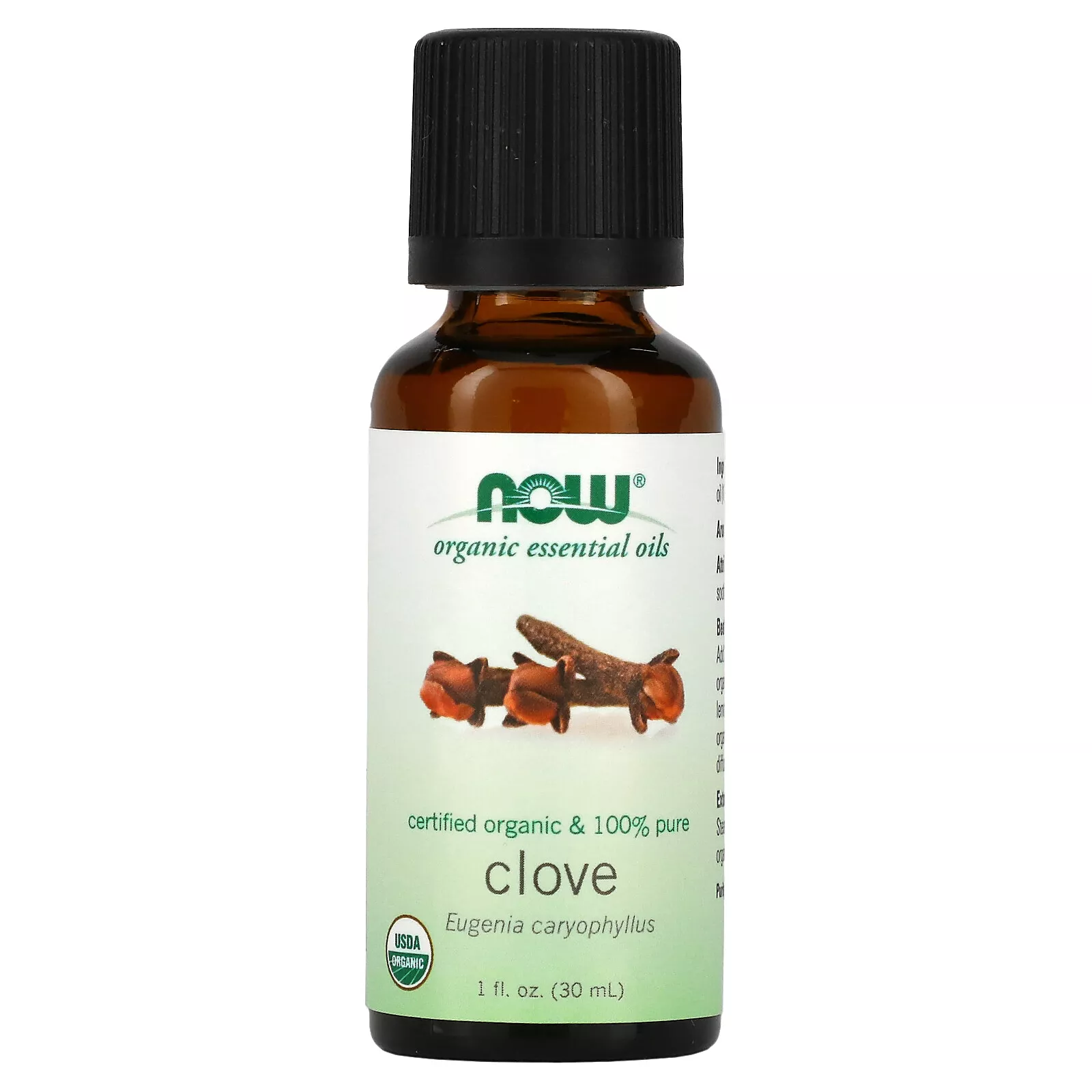 Organic Essential Oil, Clove, 1 fl oz (30 ml) - 100% Pure & Organic ...