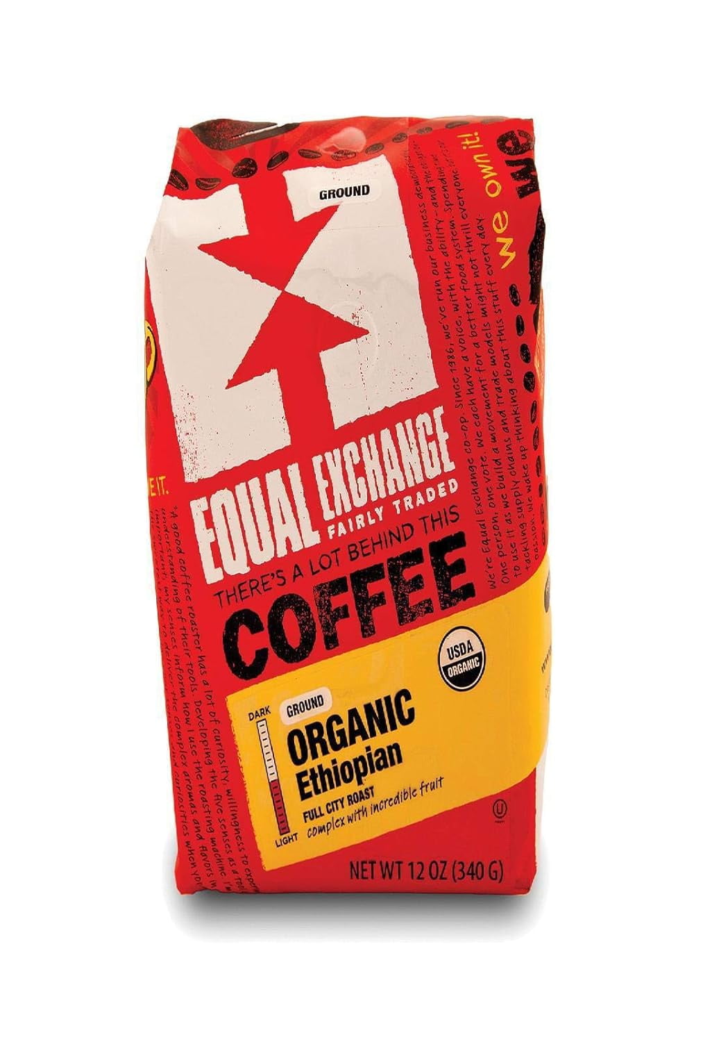Organic Ethiopian Grind, 12 OZ - Walmart.com