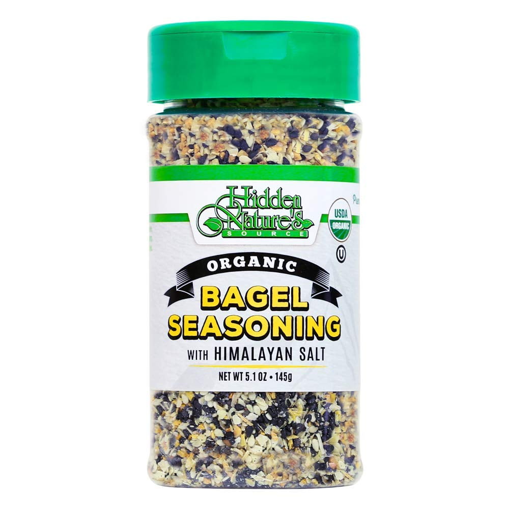 Organic Everything Bagel Seasoning SAF21 Blend: Himalayan Sea Salt ...