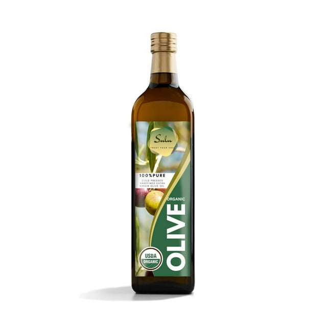 Organic Extra Olive Oil Cold Pressed Unrefined -16 fl.oz - Walmart.com
