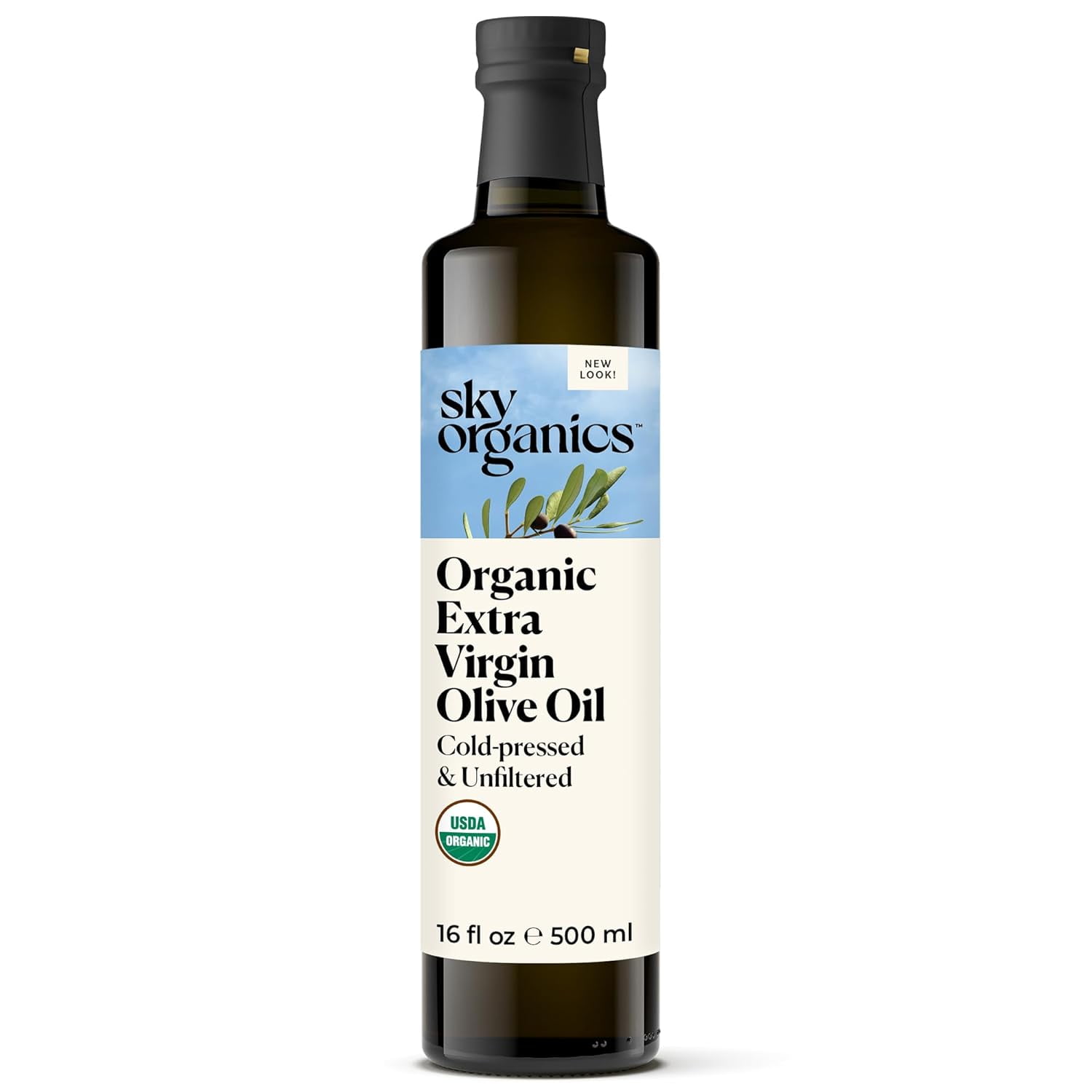 Organic Extra Virgin Olive Oil for Cooking, 100% Pure & Cold Pressed ...