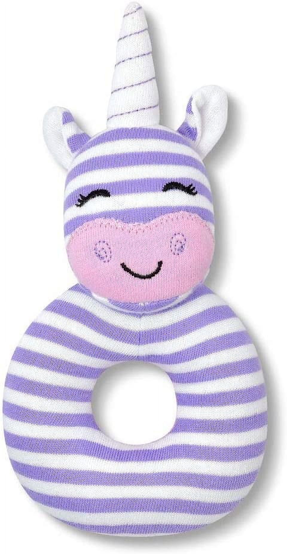 Organic Farm Buddies Apple Park Cupcake The Unicorn Teething Rattle ...