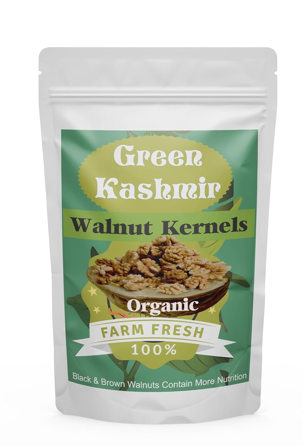 Organic Farm Fresh Walnut Kernels By Green Kashmir 500gm, | High In ...
