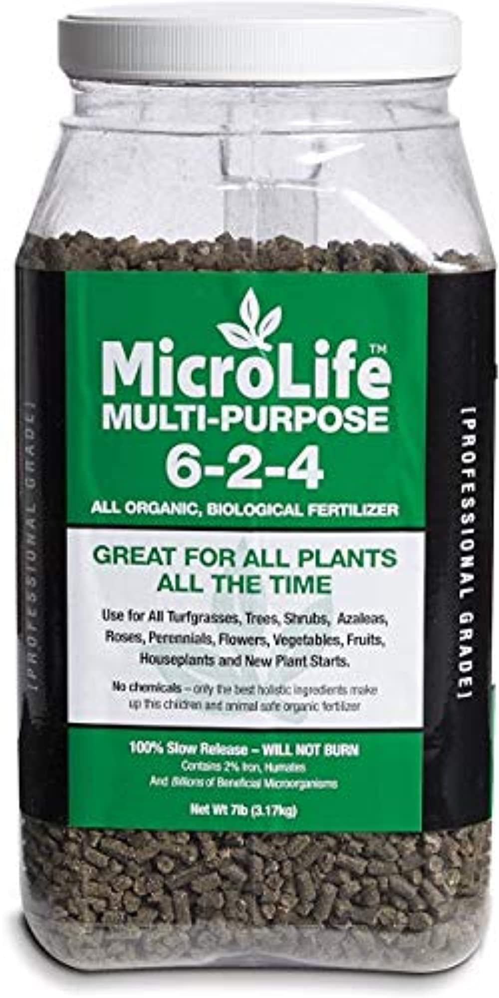 MicroLife Organic Fertilizer, Multi-Purpose 6-2-4, 7LB - Walmart.com
