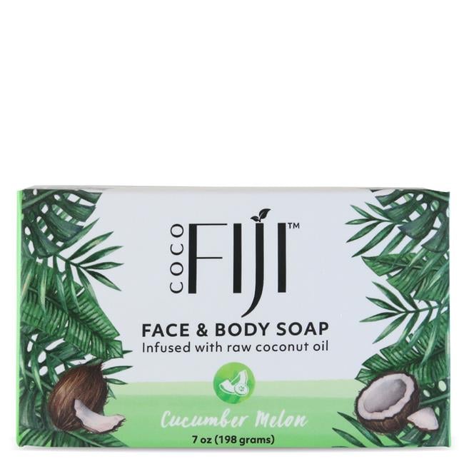 Organic Fiji Coconut Oil Soap Organic Cucumber - 7 oz - Walmart.com