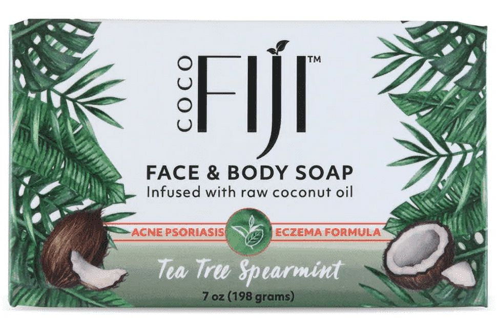 Organic Fiji Face and Body Coconut Oil Soap Lemongrass Tangerine 7 oz ...
