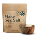 Organic Flaky Sea Salt ESF27 - Gourmet Flakes, Hand Harvested - 4oz ...