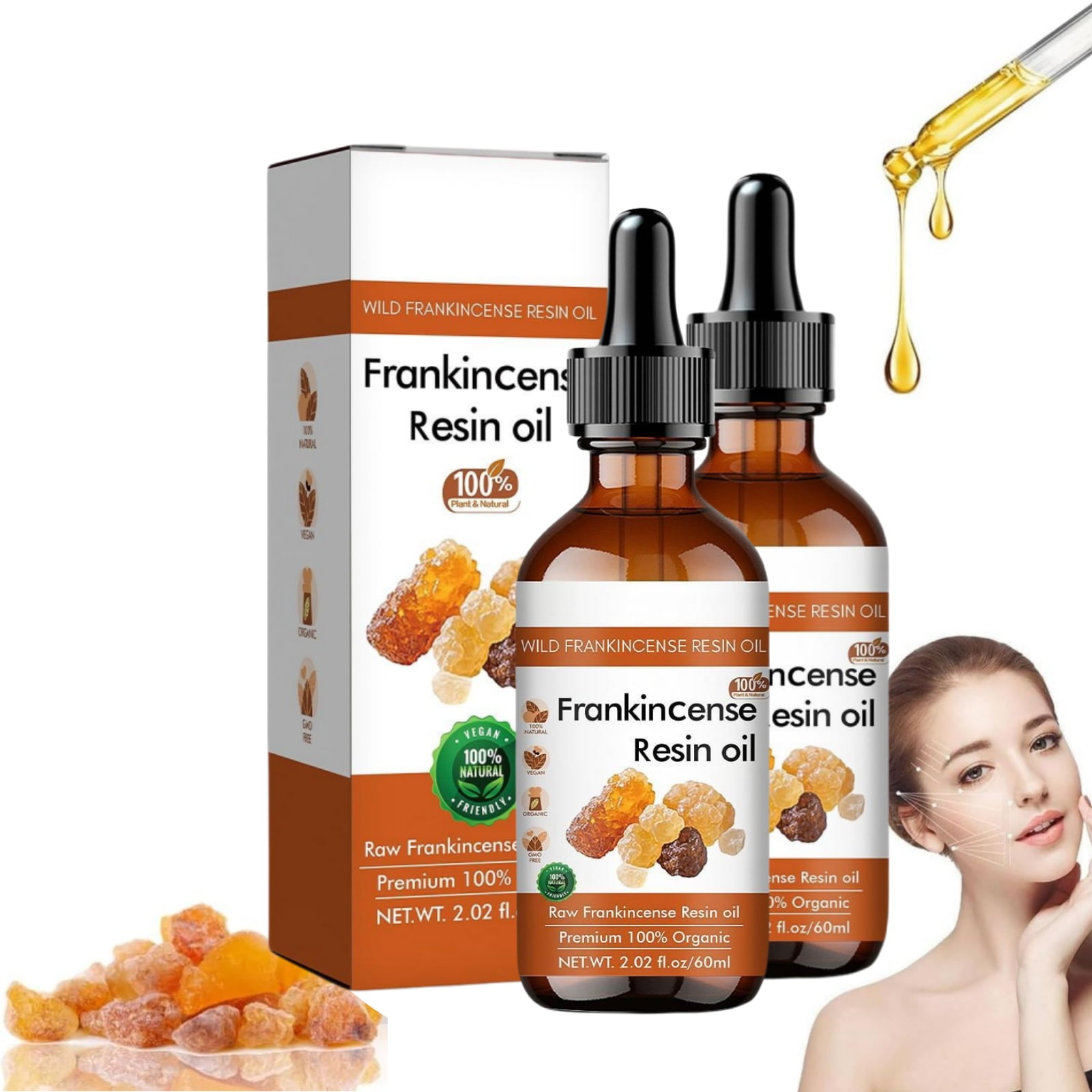 Organic Frankincense Oil for Face, 2025 New Frankincense Resin Facial ...