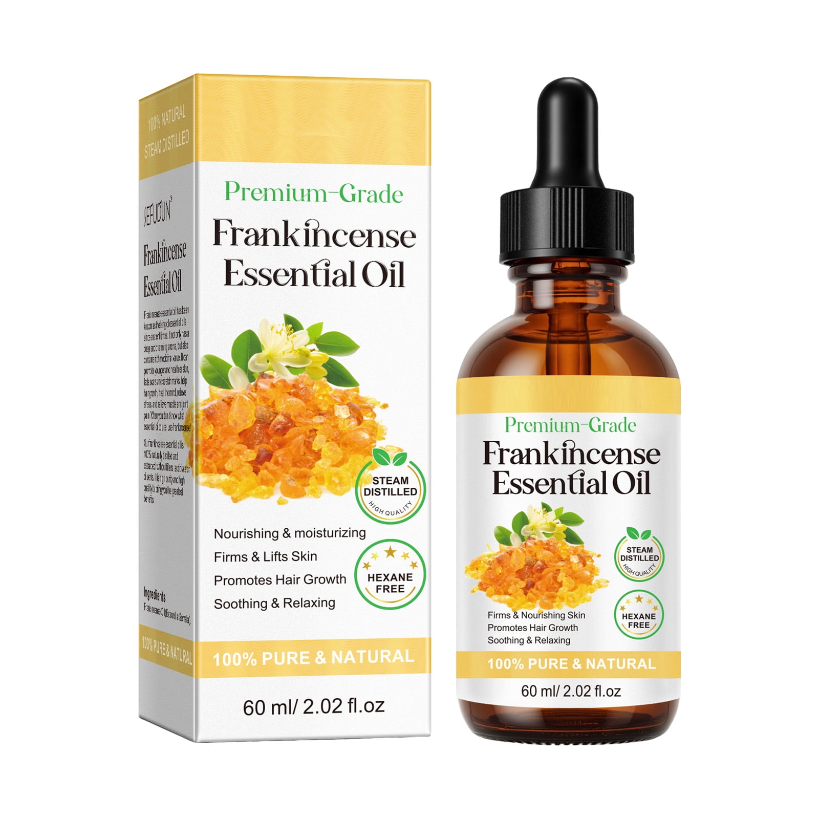 Organic Frankincense Resin Oil for Face 2.02 fl.oz, Reduces Fine Lines ...