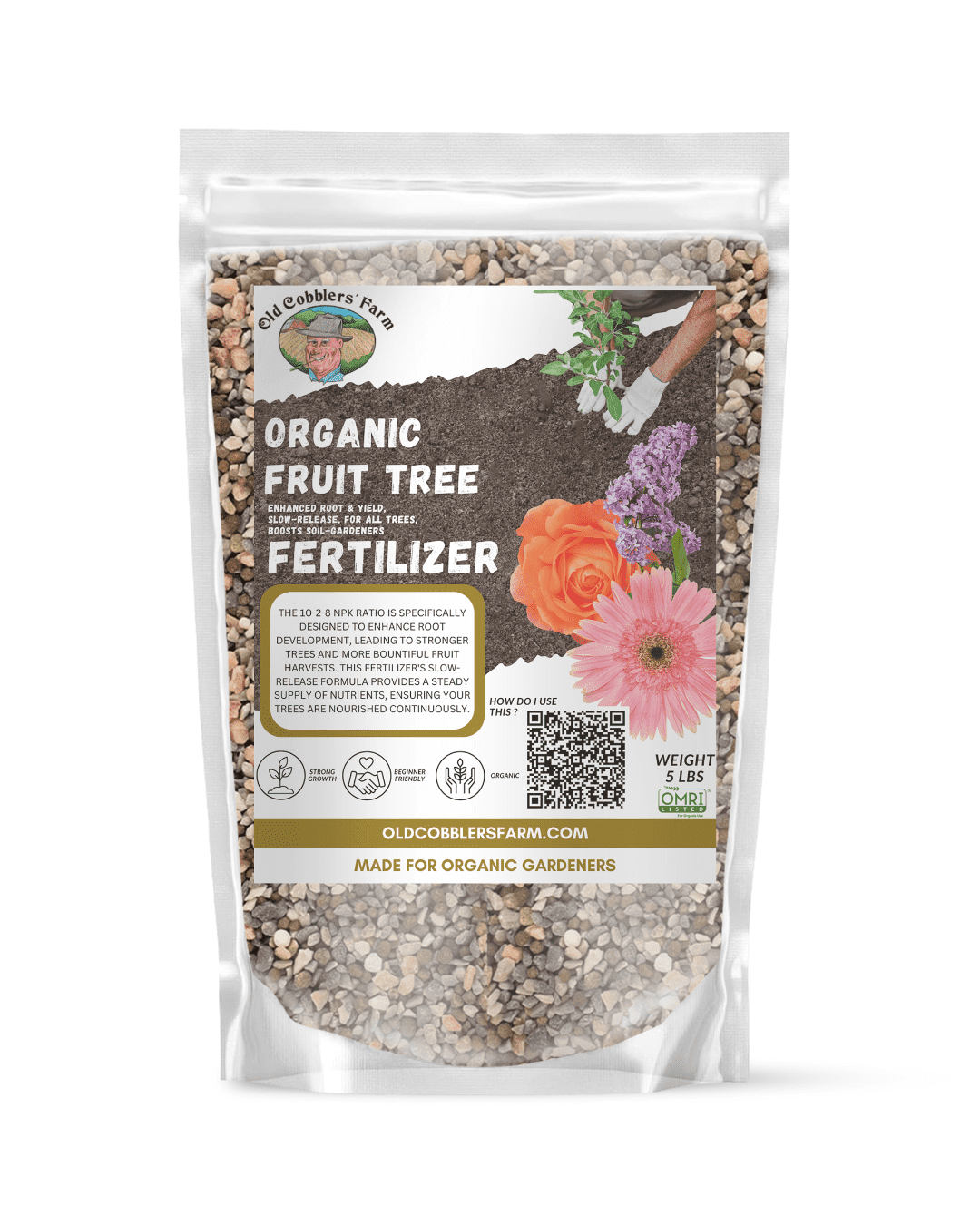 Organic Fruit Tree Nature Safe Fertilizer 10 lb Bag by Old Cobblers ...