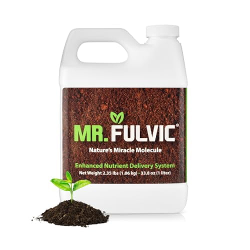 Organic Fulvic Acid Plant Amendment, Natural Humic Soil and Hydroponic Nutrient Enhancer - Lawn ...