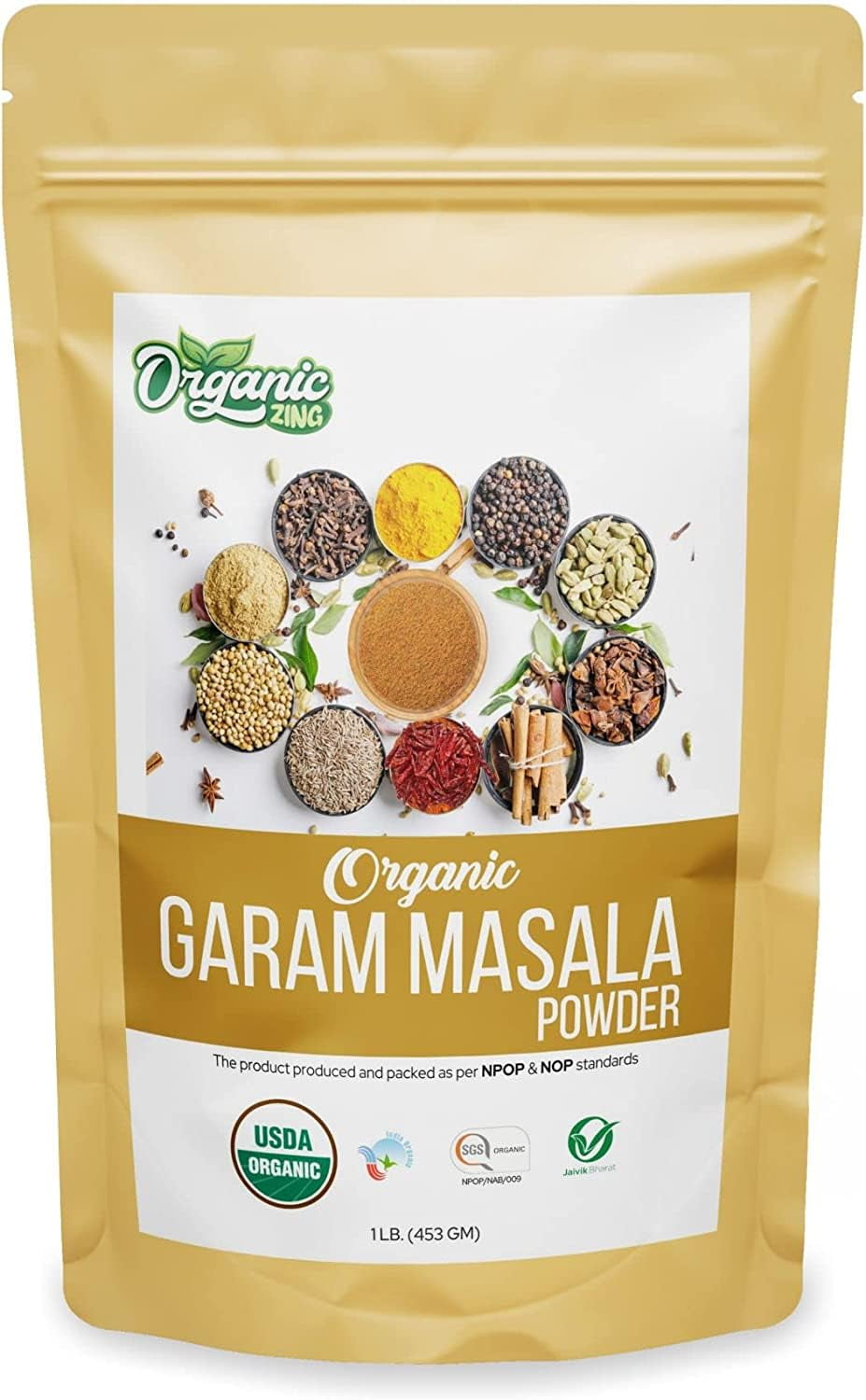 Organic Garam Masala - Blend of Spices & Herbs | Vegan | Preservative ...
