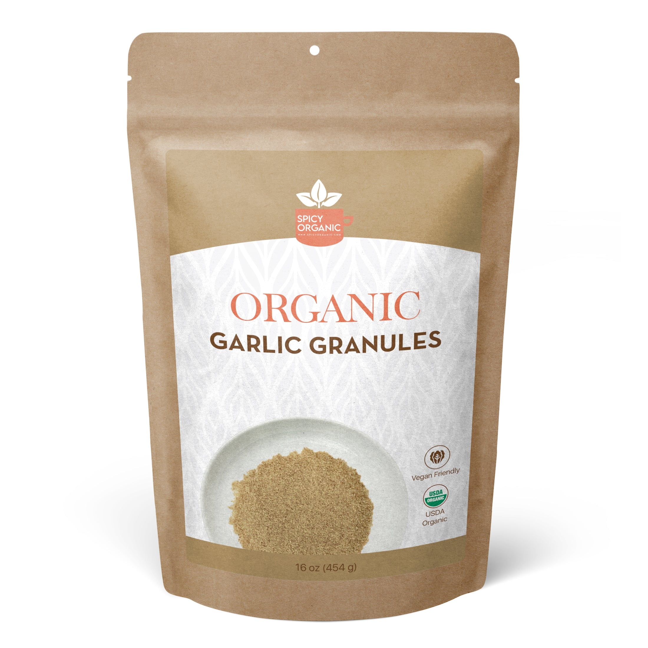 Organic Garlic Granules – All-Natural Dried Garlic Seasoning ...