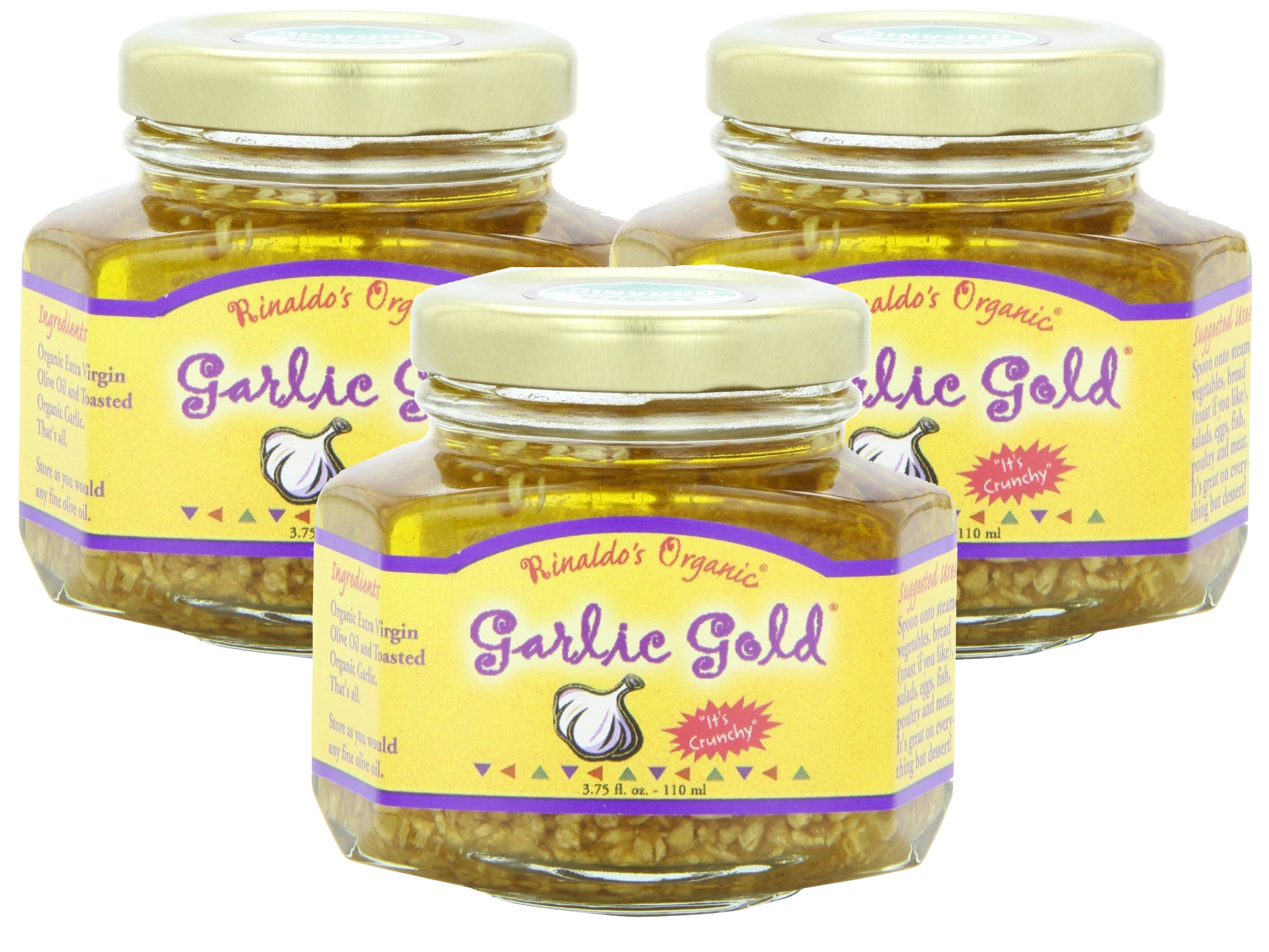 Organic Garlic Granules in Extra Virgin Olive Oil, USDA Organic ...