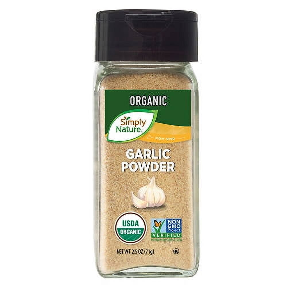 Simply Nature Organic Garlic Powder, 2.5 oz, Pack of 2 - Walmart.com