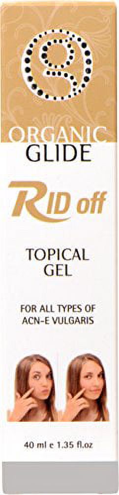 Organic Glide RID OFF Topical Gel for Acne Pimples & Blackheads ...