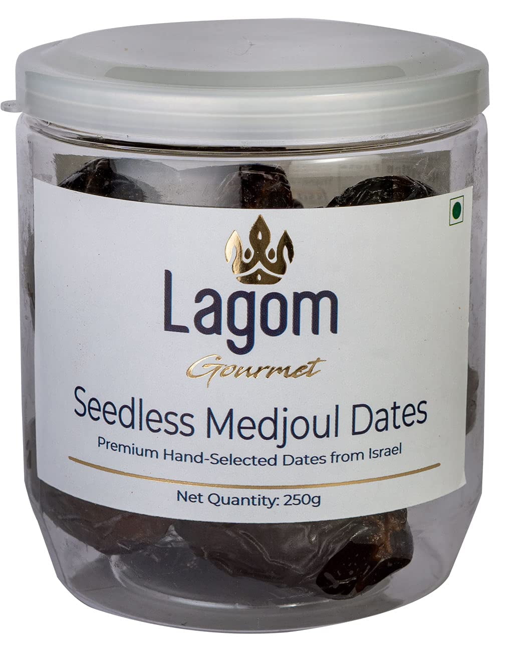 Organic Gourmet Seedless Medjool Dates By Lagom 250gm, | High In ...