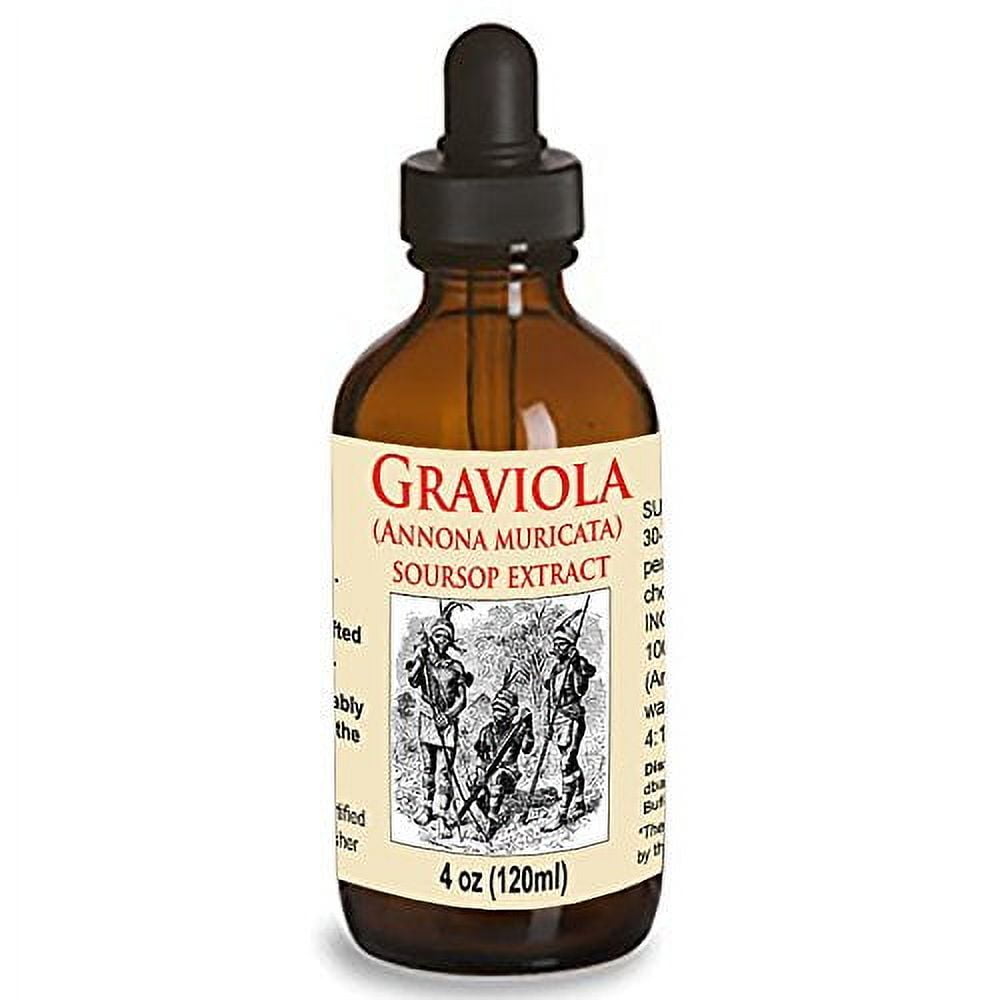 Organic Graviola Soursop Extract 4oz: Wildcrafted, Immune System ...