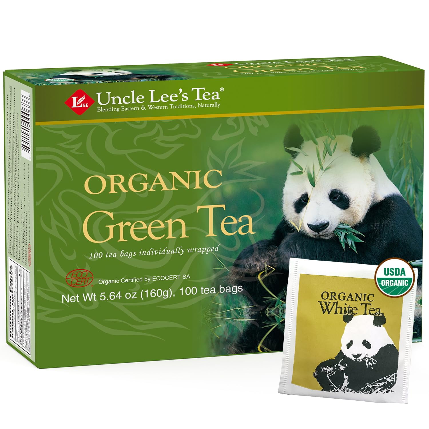 Organic Green Tea - Premium Tea For Everyday Wellness, Medium Caffeine ...