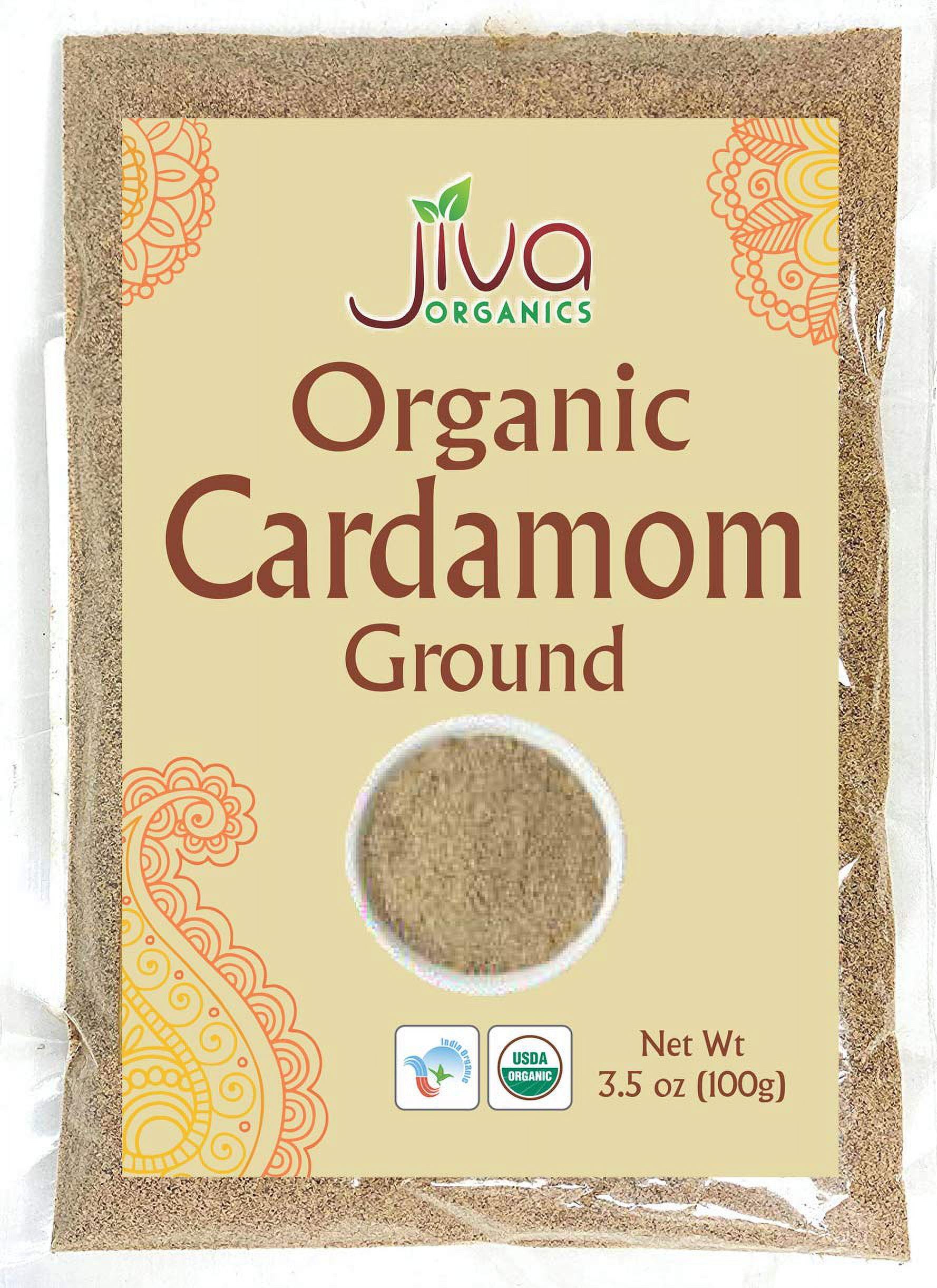 Organic Ground Cardamom Powder 3.5 MDA05 Ounce Bag - Premium, Aromatic ...
