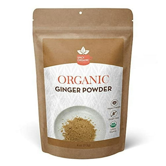 Spicy Organic Ginger Powder, 100% Pure USDA Organic, Non-GMO, Gluten ...