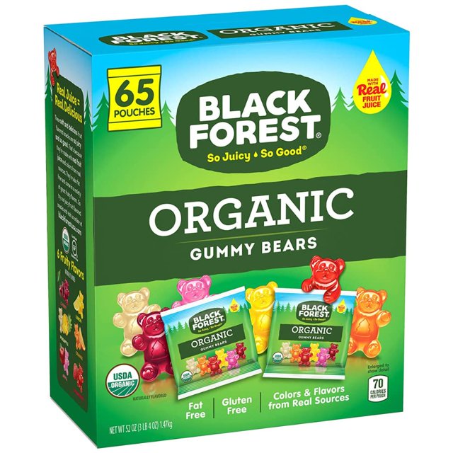 Organic Gummy Bears, 65 Pk. Net Wt, 52 Oz(Pack of 1) - Walmart.com