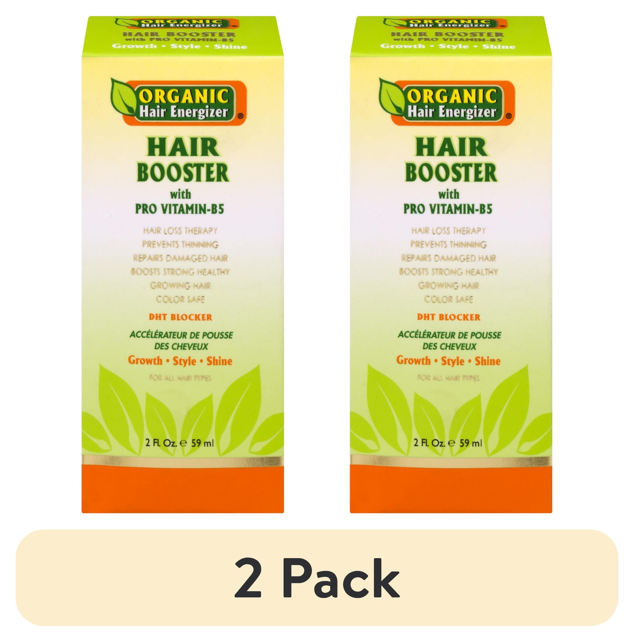 (2 pack) Organic Hair Energizer - Hair Booster with Pro Vitamin-B5, All ...