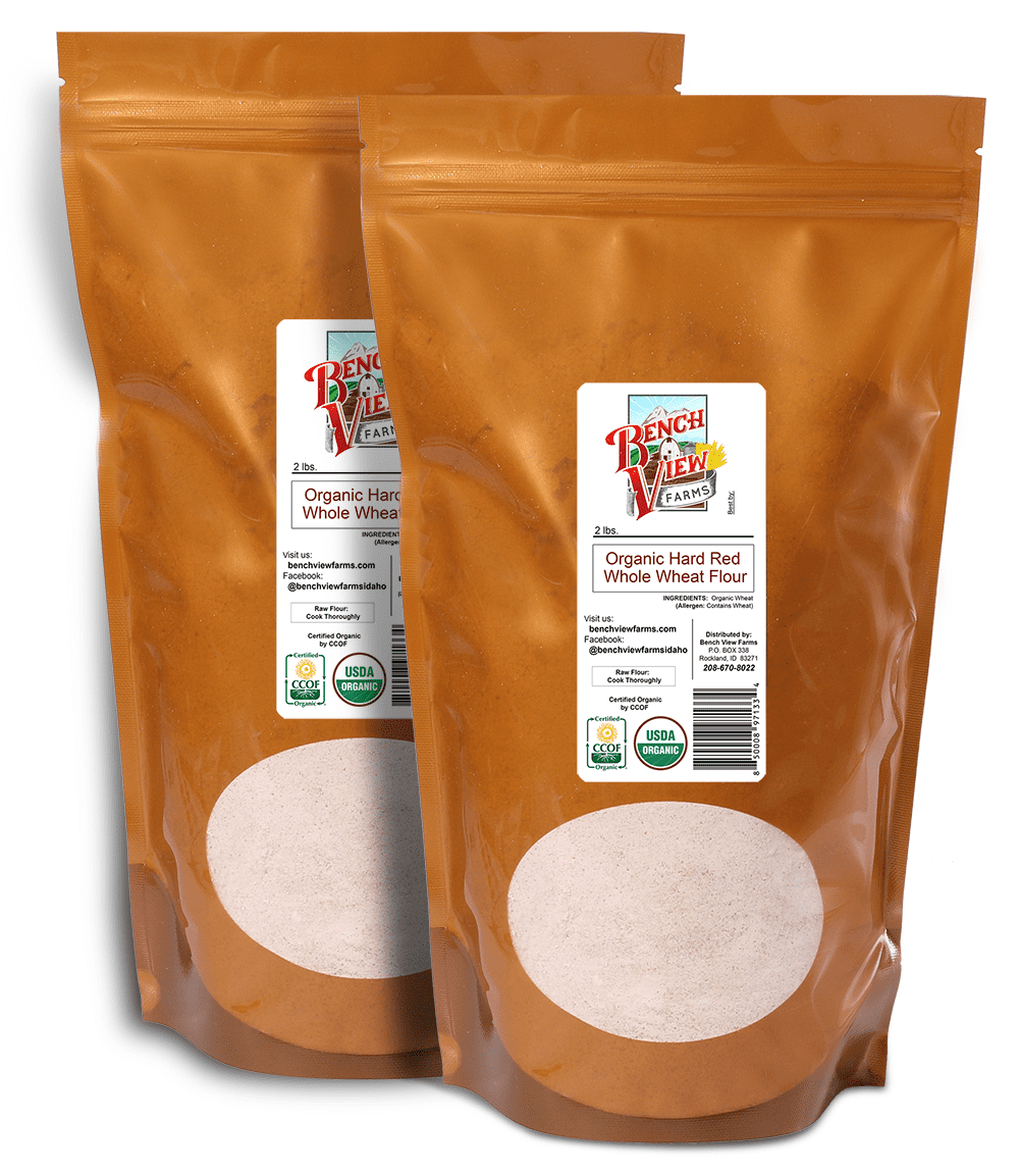Organic Hard Red Whole Wheat Flour - 2lbs (Pack of 2) - Walmart.com
