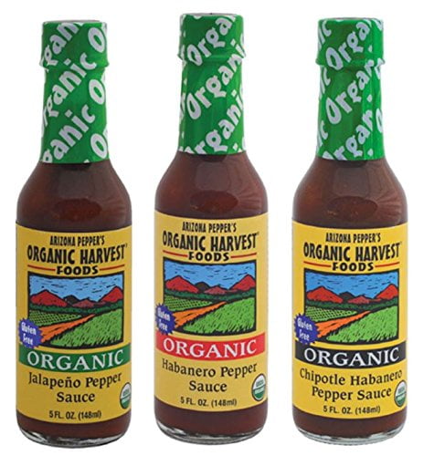 Organic Harvest Gluten Free Pepper Sauce Variety Pack - Jalapeno ... Organic Harvest Gluten Free Pepper Sauce Variety Pack - Jalapeno ...