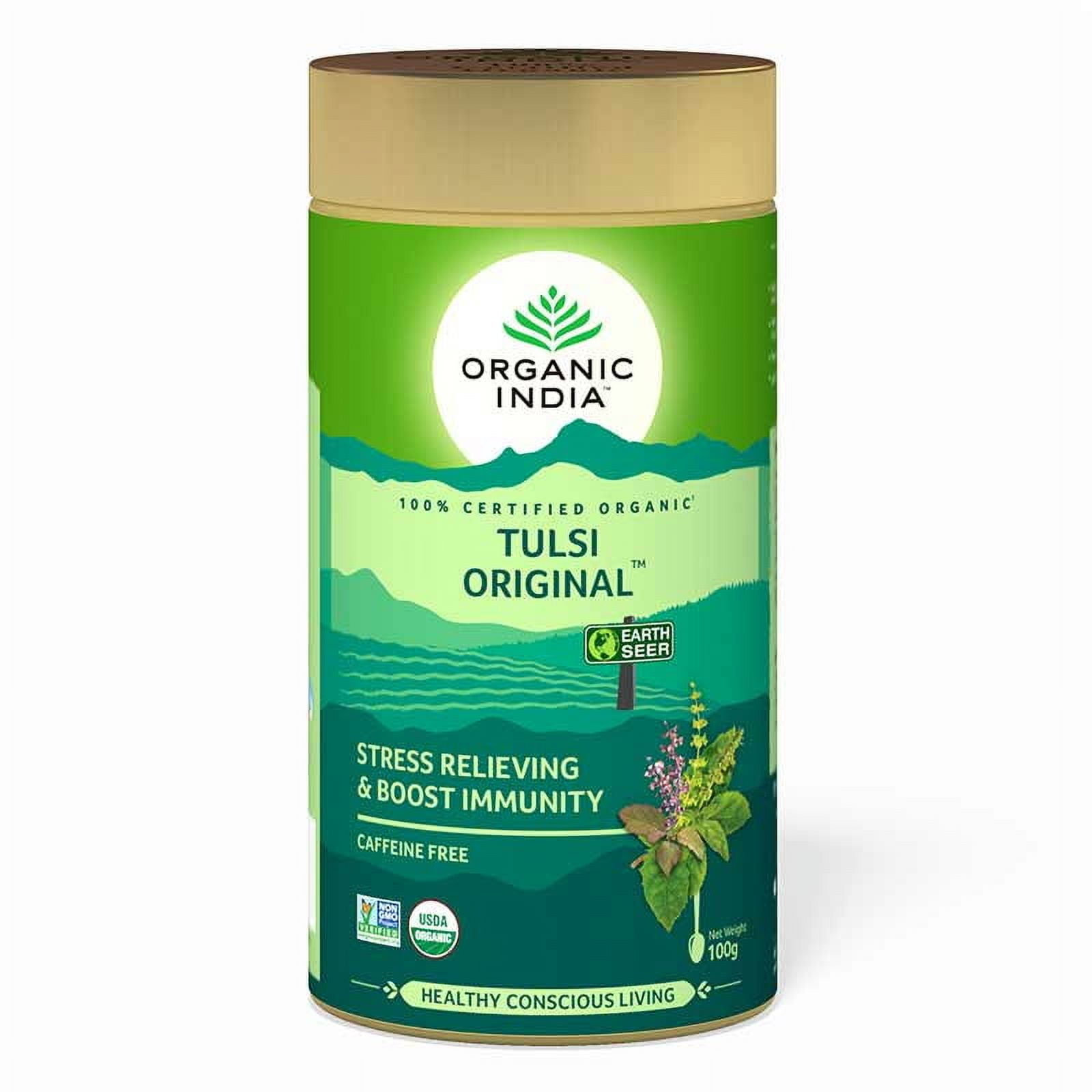 Organic India Tulsi Original Tea 100 gm - Walmart.com