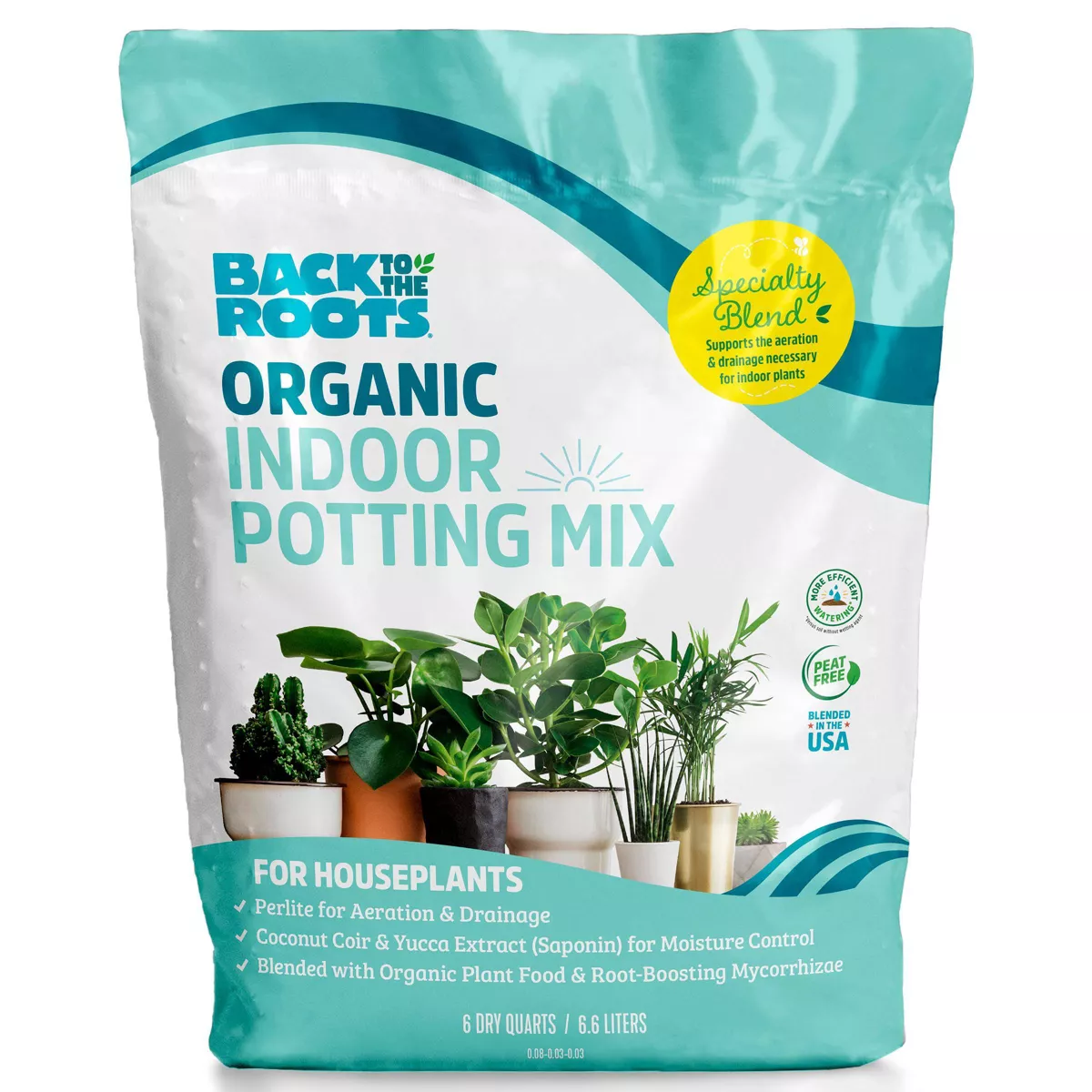 Organic Indoor Potting Mix For Houseplants Specialty Mix: Perlite ...