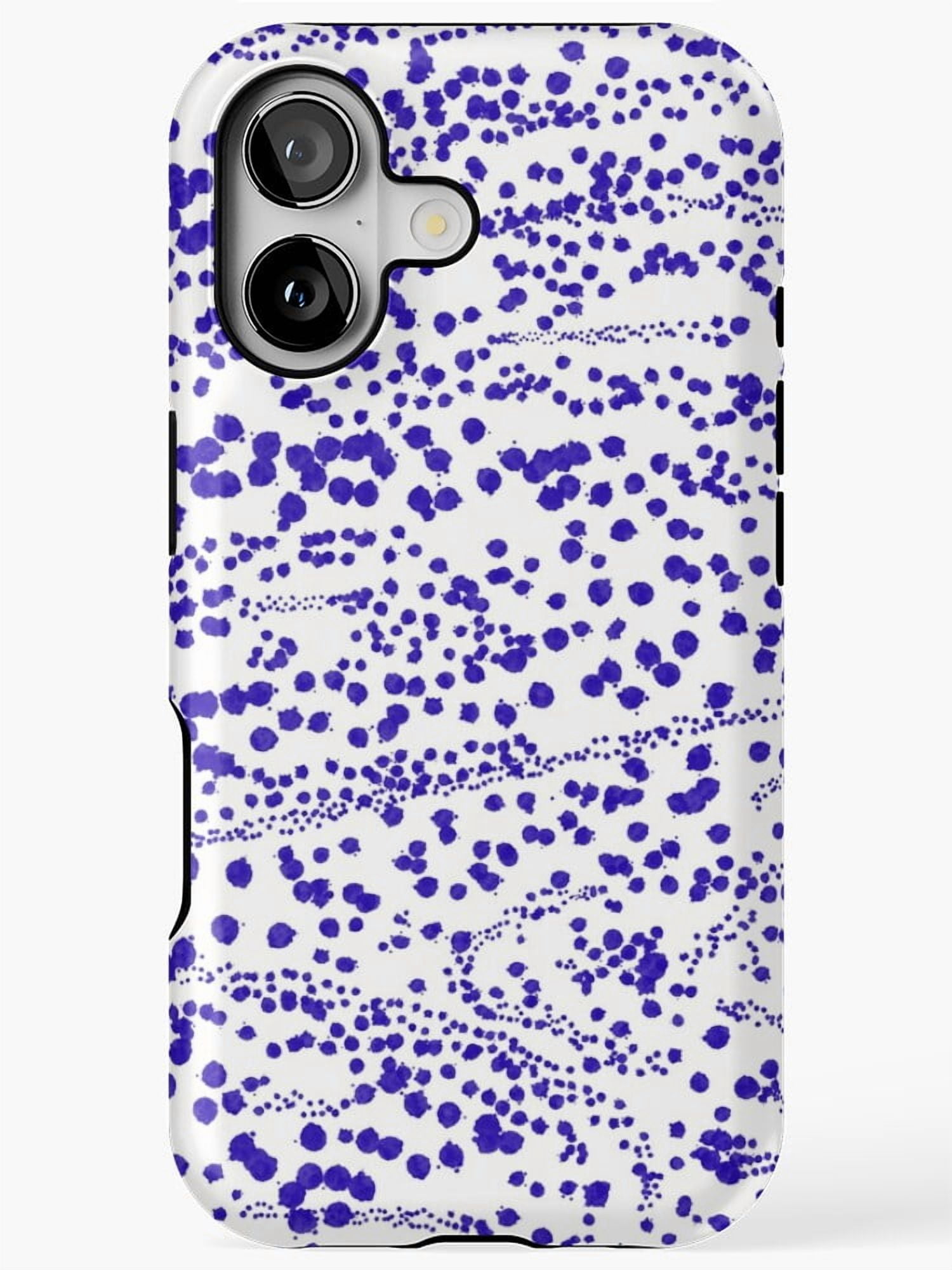 Organic Ink Blot Strata Cobalt Blue iPhone Case 11 12 13 14 15 16 17 ...
