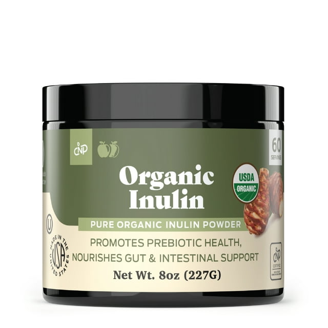 Organic Inulin Powder Fiber Supplement - Jerusalem Artichoke Prebiotic ...