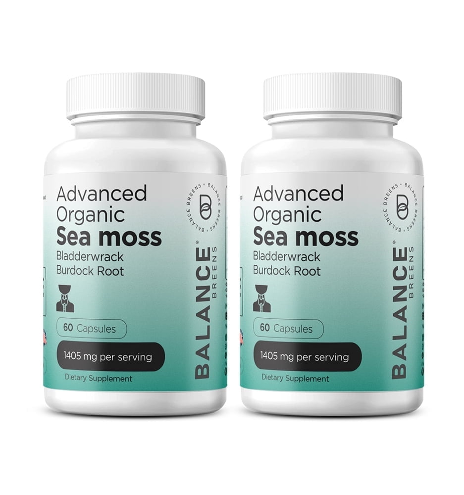 Organic Irish Sea Moss,60 Capsules - Pure SeaMoss, Bladderwrack ...