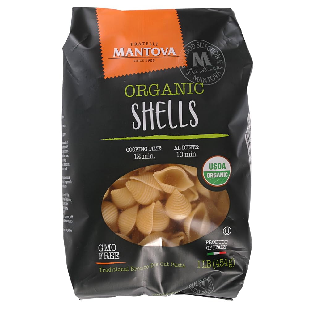 Organic Italian Shells, 1 lb (Pack of 4) the wise choice of the best ...