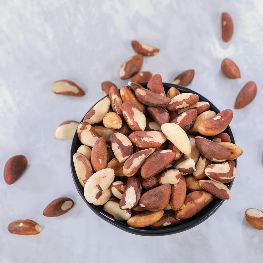 Organic Jumbo Brazil Nuts By Nutmart 100gm, | Rich Source Of Protein ...