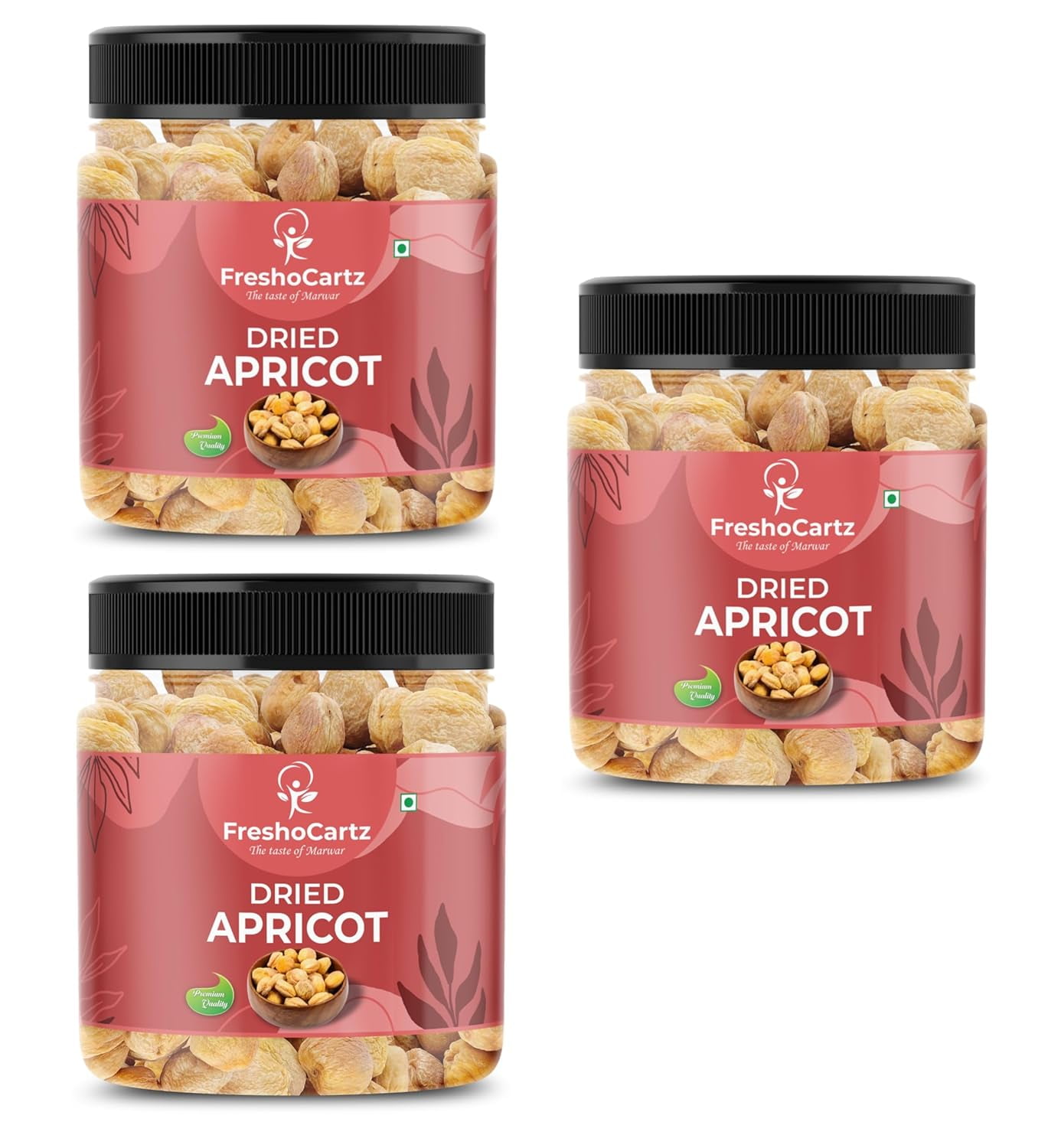 Organic Jumbo Dried Apricots By FreshoCartz 750gm, (250gm * 3) | Good Sources Of Dietary Fiber ...
