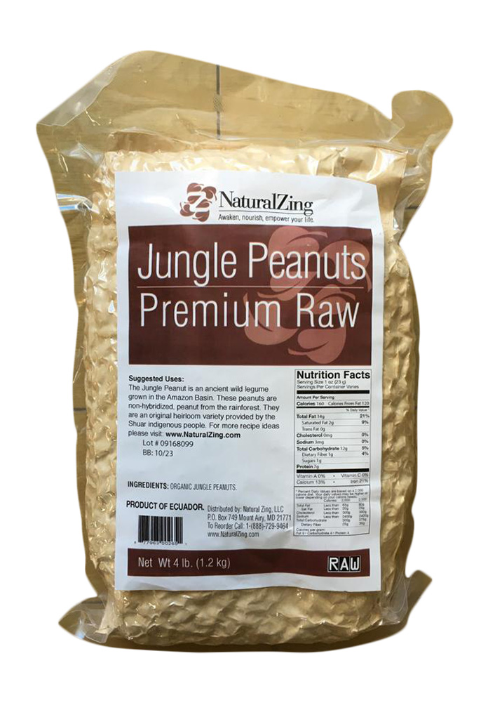 Organic Jungle Peanuts, Premium Raw, 4 lb - Walmart.com