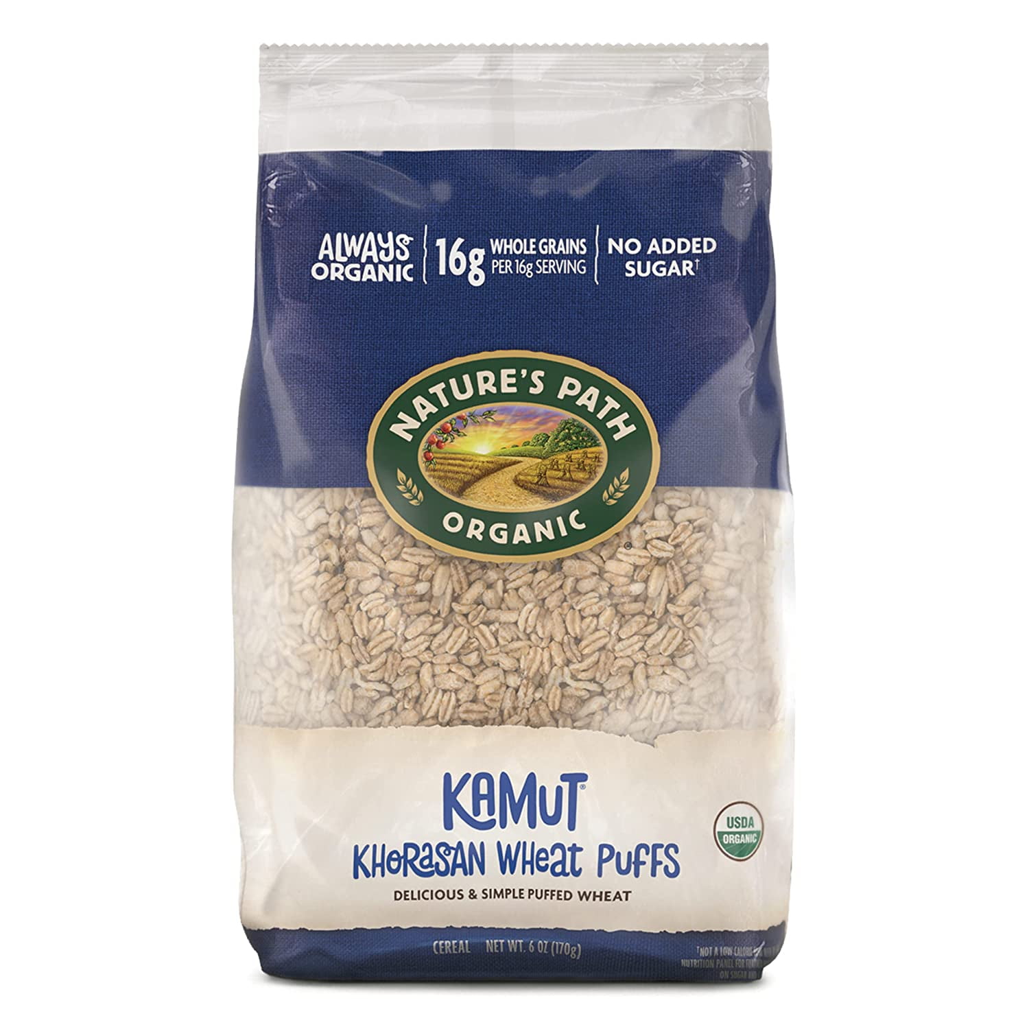 Organic Kamut Puffs Cereal,Earth Friendly Package, Khorasan Wheat Puffs ...