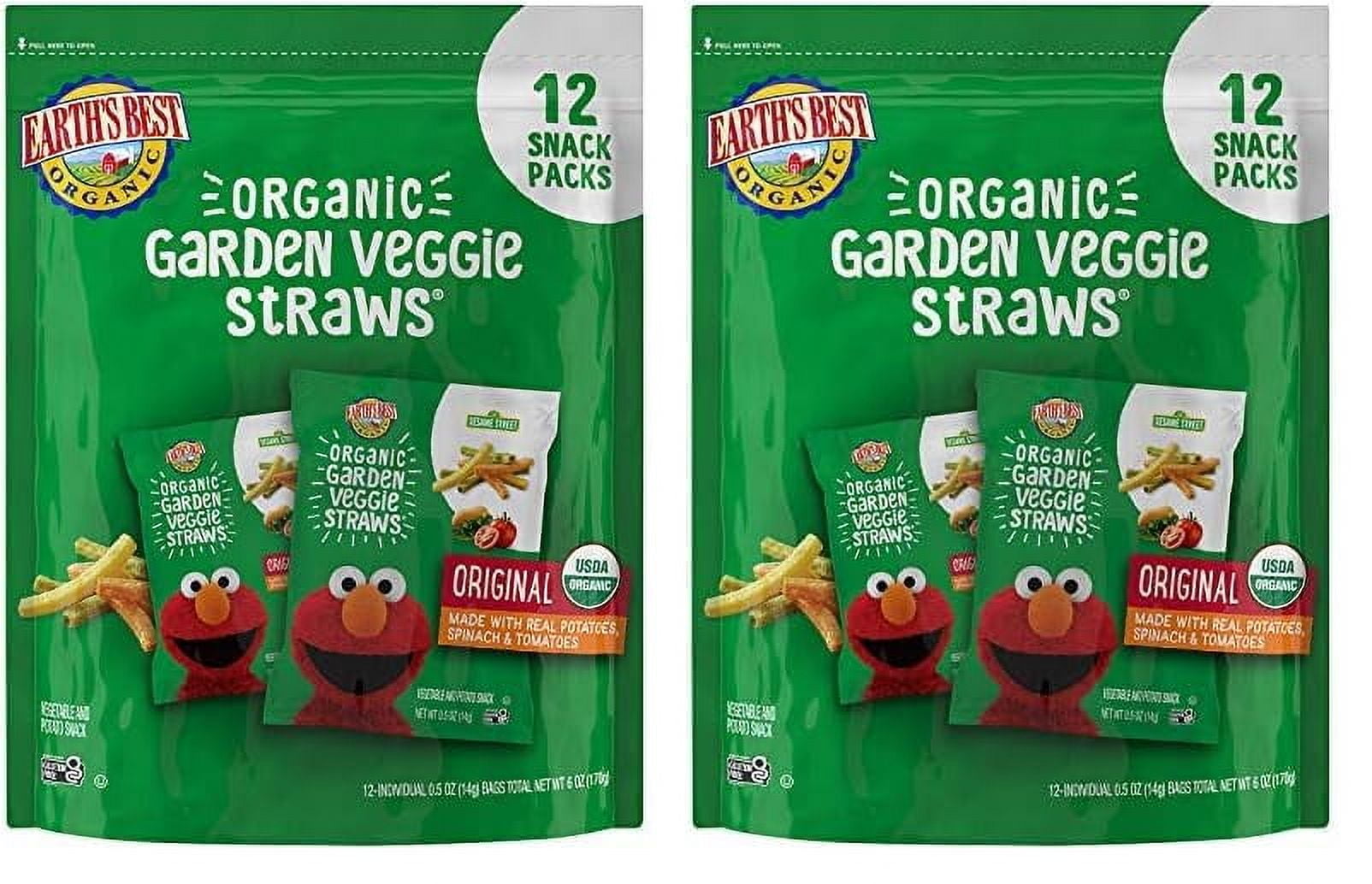 Organic Kids Snacks, Sesame Street Toddler Snacks, Organic Garden ...