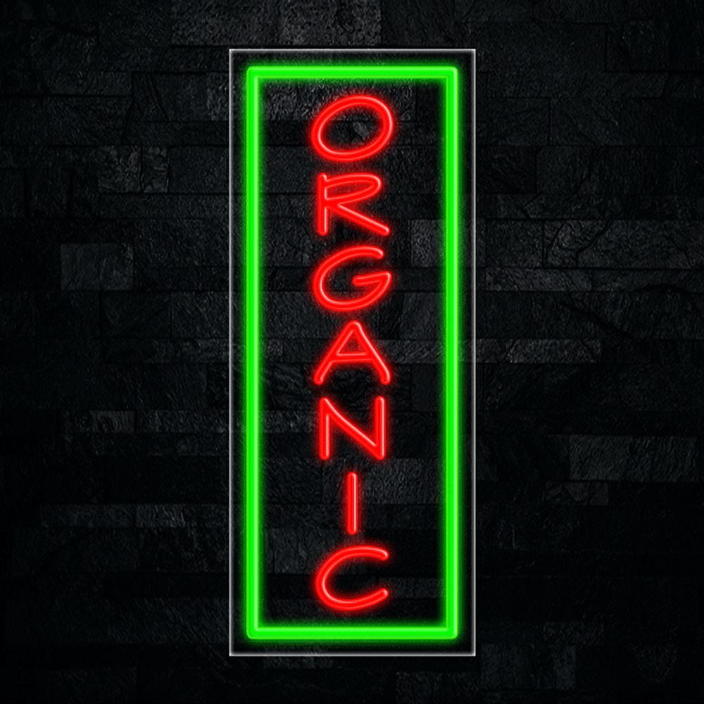 Organic LED Neon Sign 12"L x 30"H #31605 - Walmart.com
