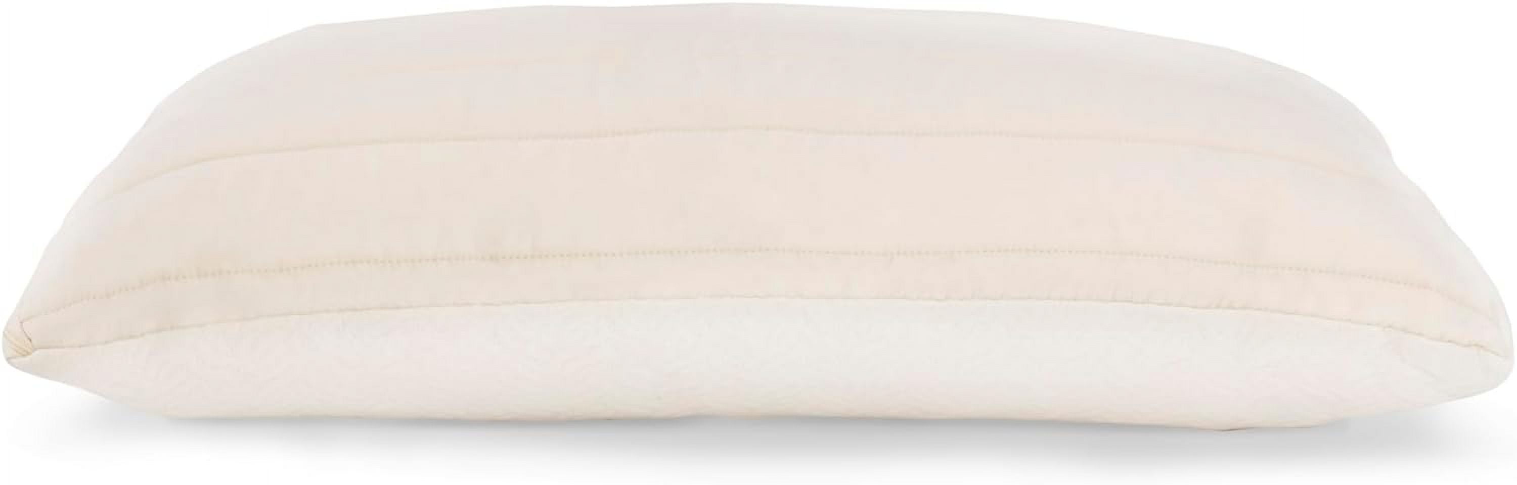 Organic Latex Pillow - King Bed Pillow with Quilted & Stretchy Sides ...