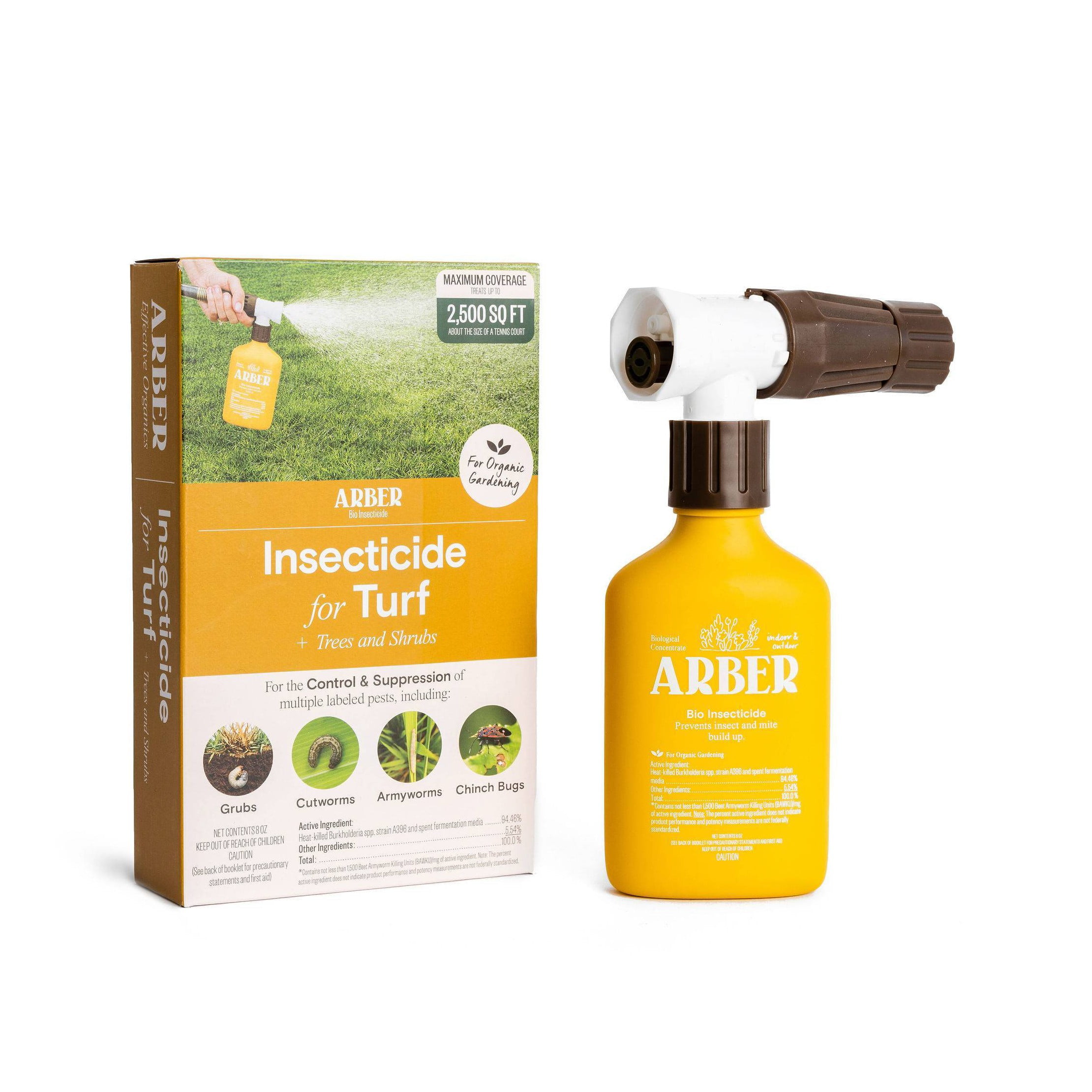 Organic Lawn Tree and Shrub Insecticide Ready to Spray Fertilizer 8oz ...