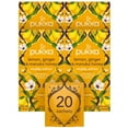 Organic Lemon, Ginger & Manuka Honey Herbal Tea, Caffeine Free, Fair ...