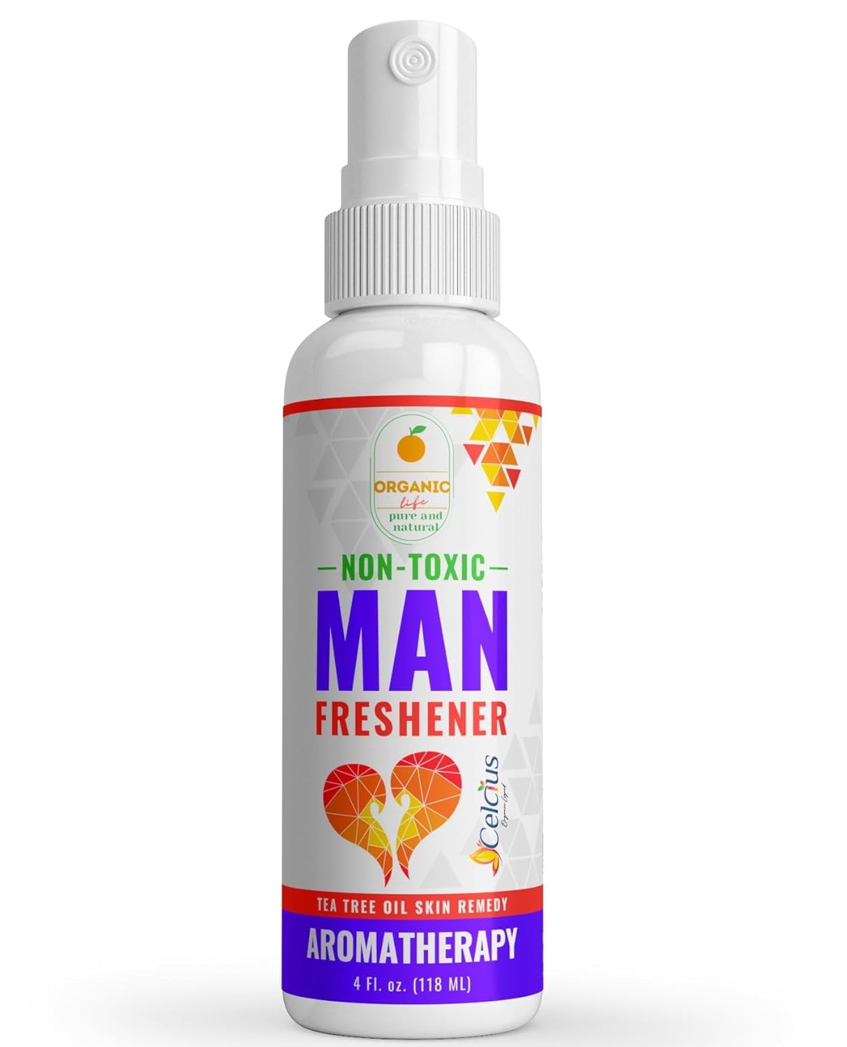 Organic Life Men's Health Ball Spray, Natural Groin Deodorant with Tea ...